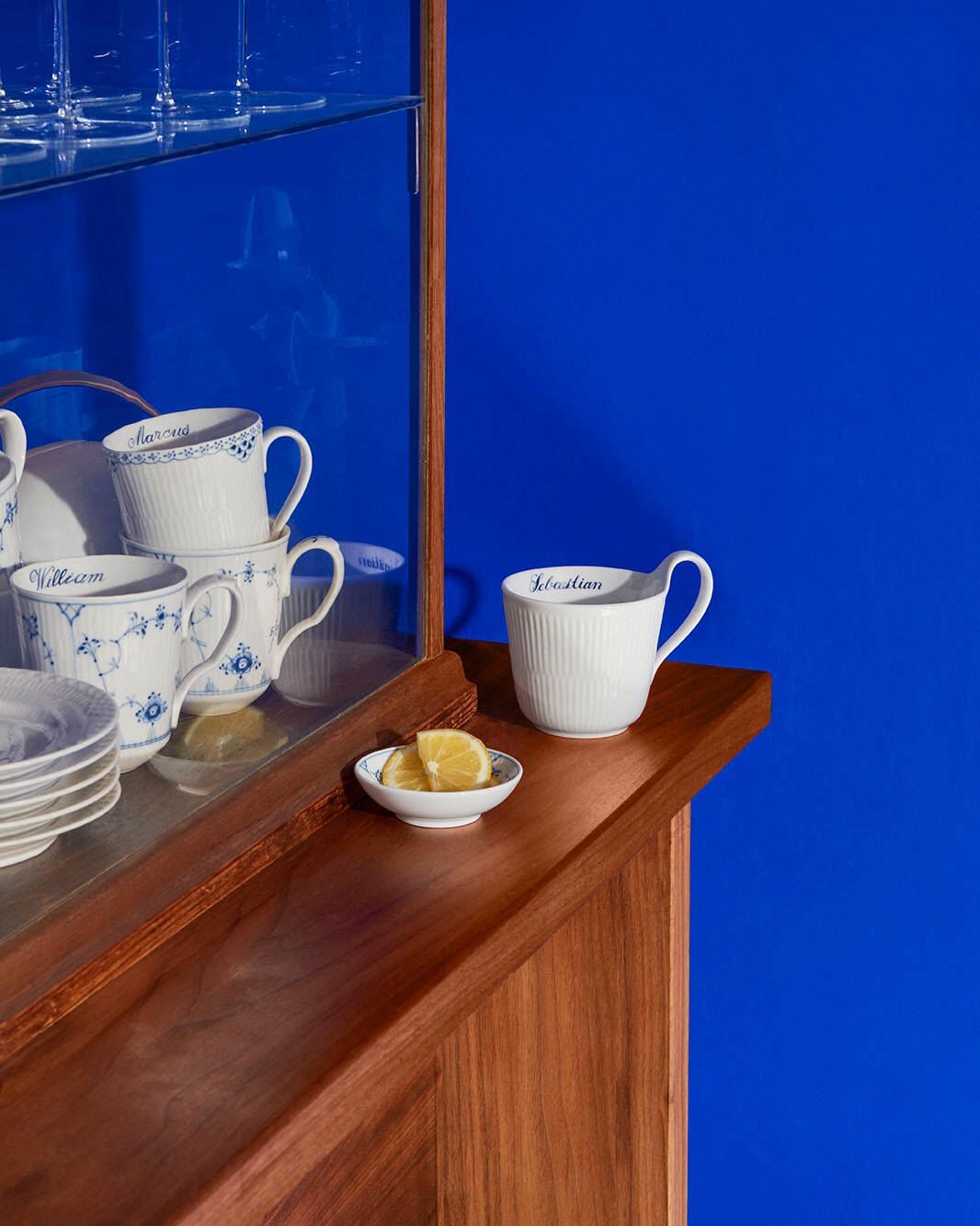 White Fluted High Handle Cup, Bespoke, 33 cl | Royal Copenhagen