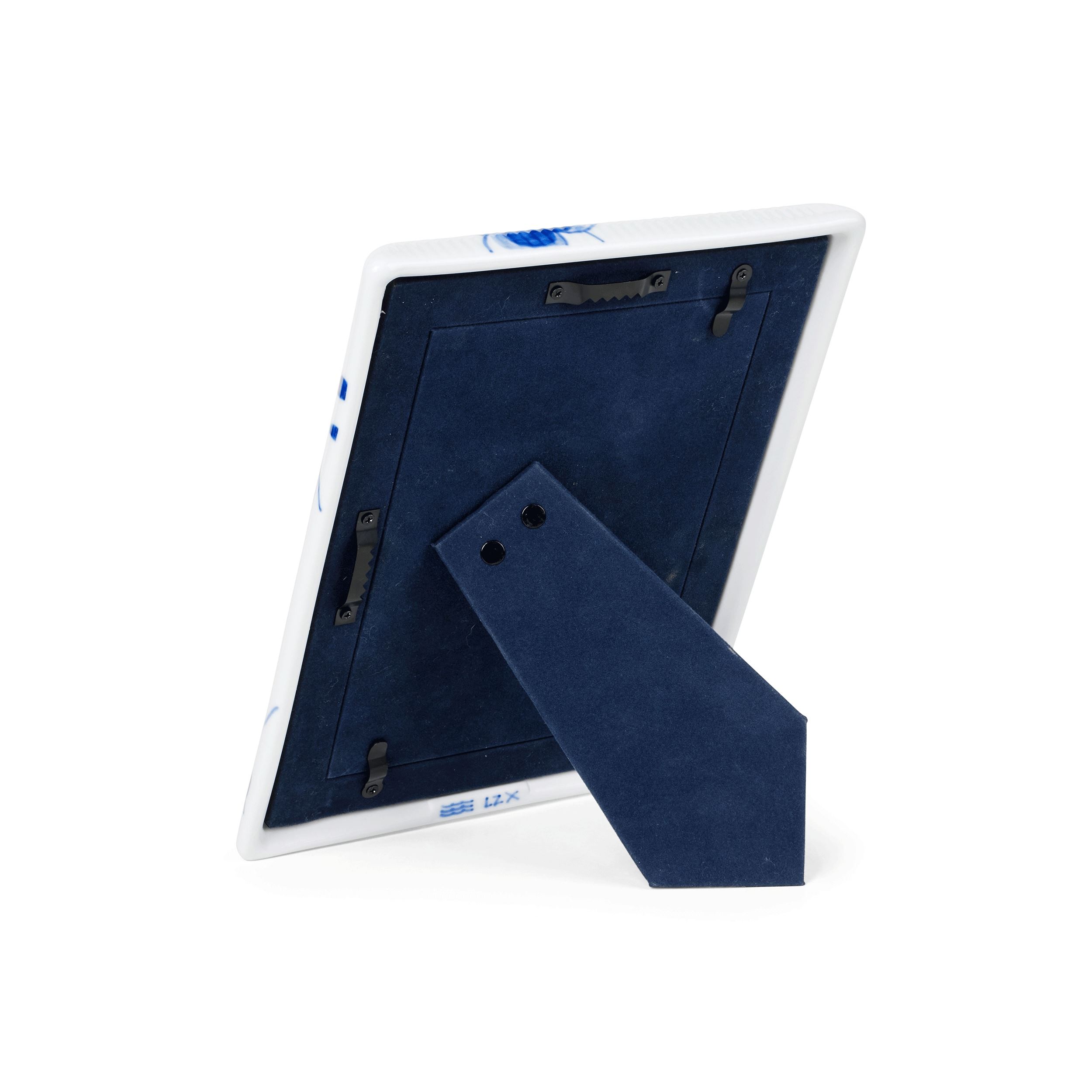 Blue Fluted Mega Picture Frame, 21 cm | Royal Copenhagen