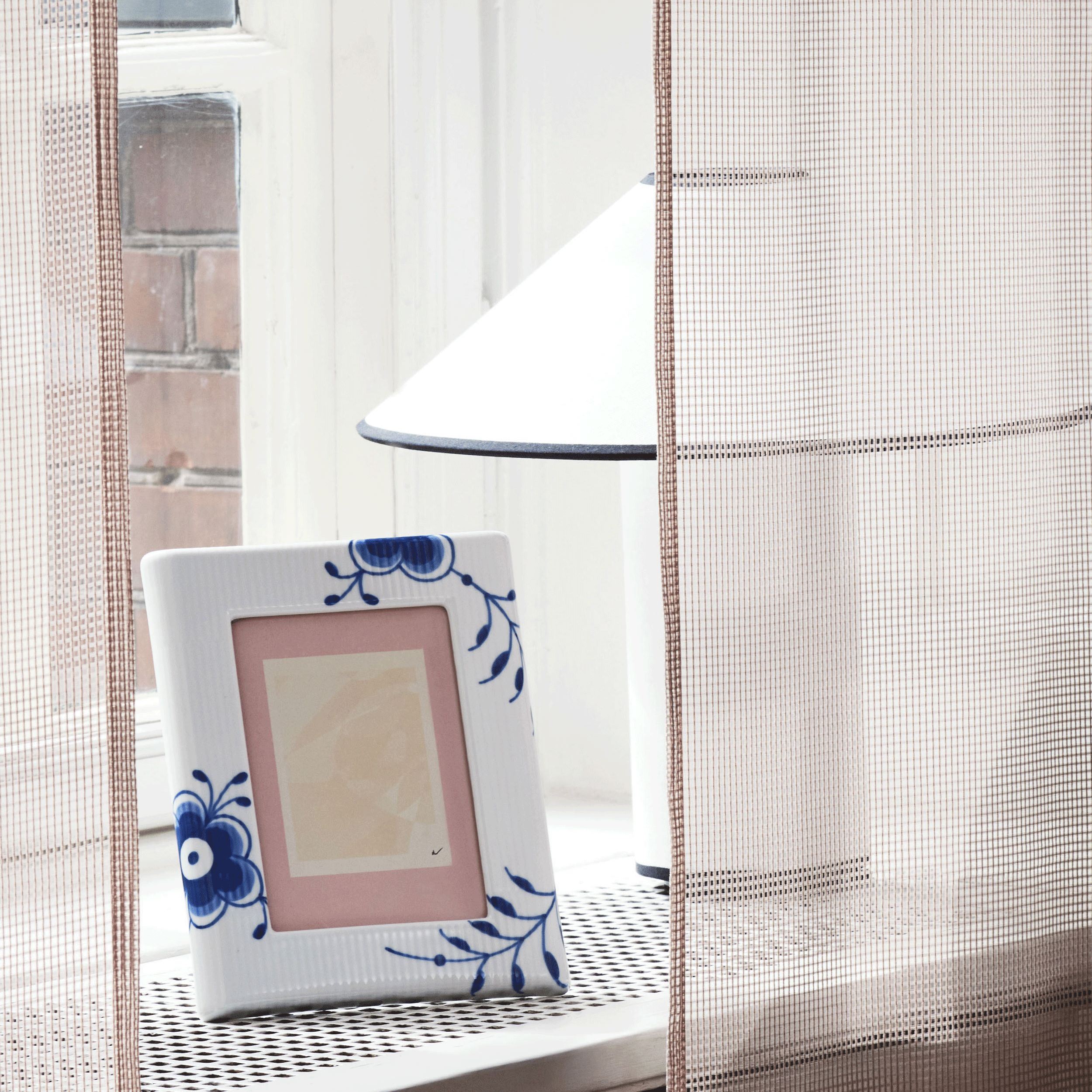 Blue Fluted Mega Picture Frame, 21 cm | Royal Copenhagen