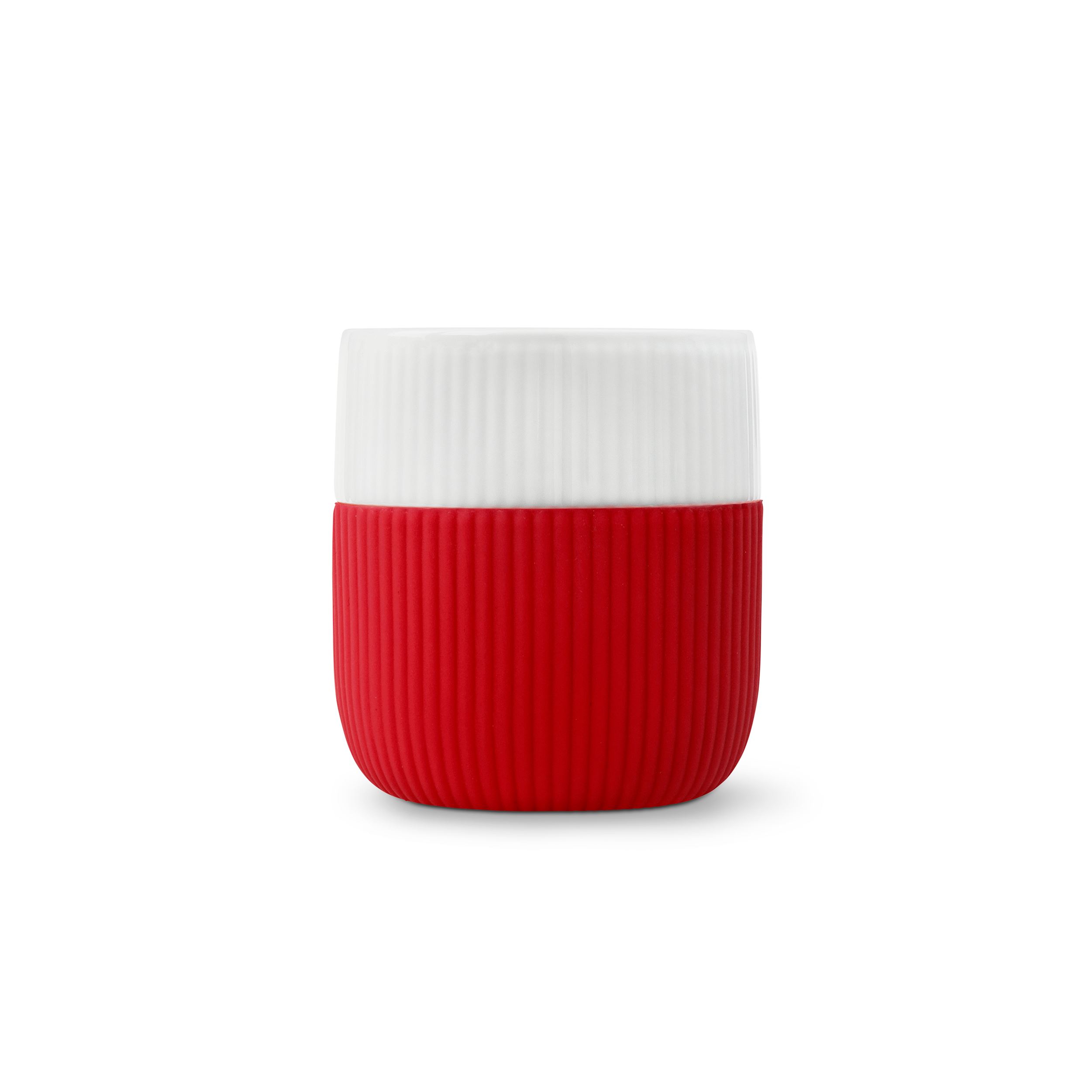 Fluted Contrast Mug, Crimson, 35 cl | Royal Copenhagen