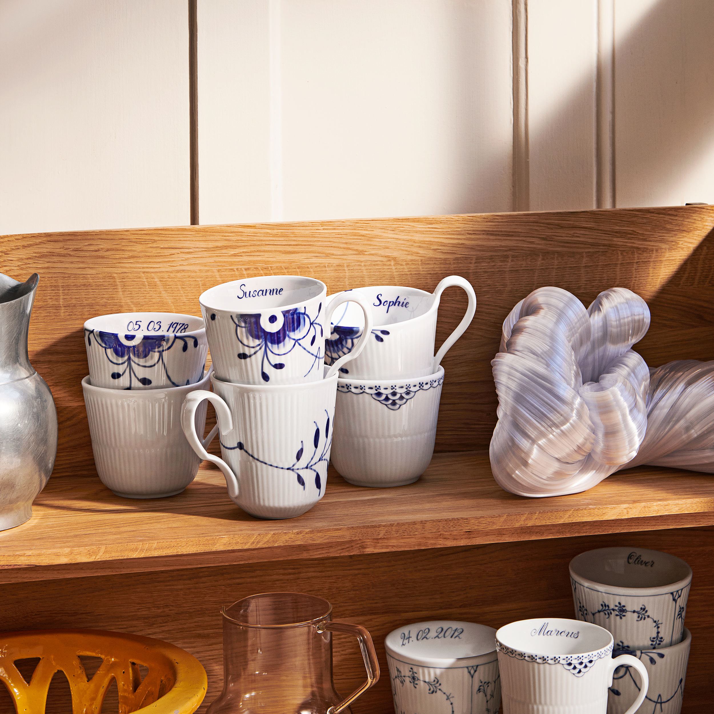 Blå Mega Riflet termokrus, Bespoke, 26 cl | Royal Copenhagen