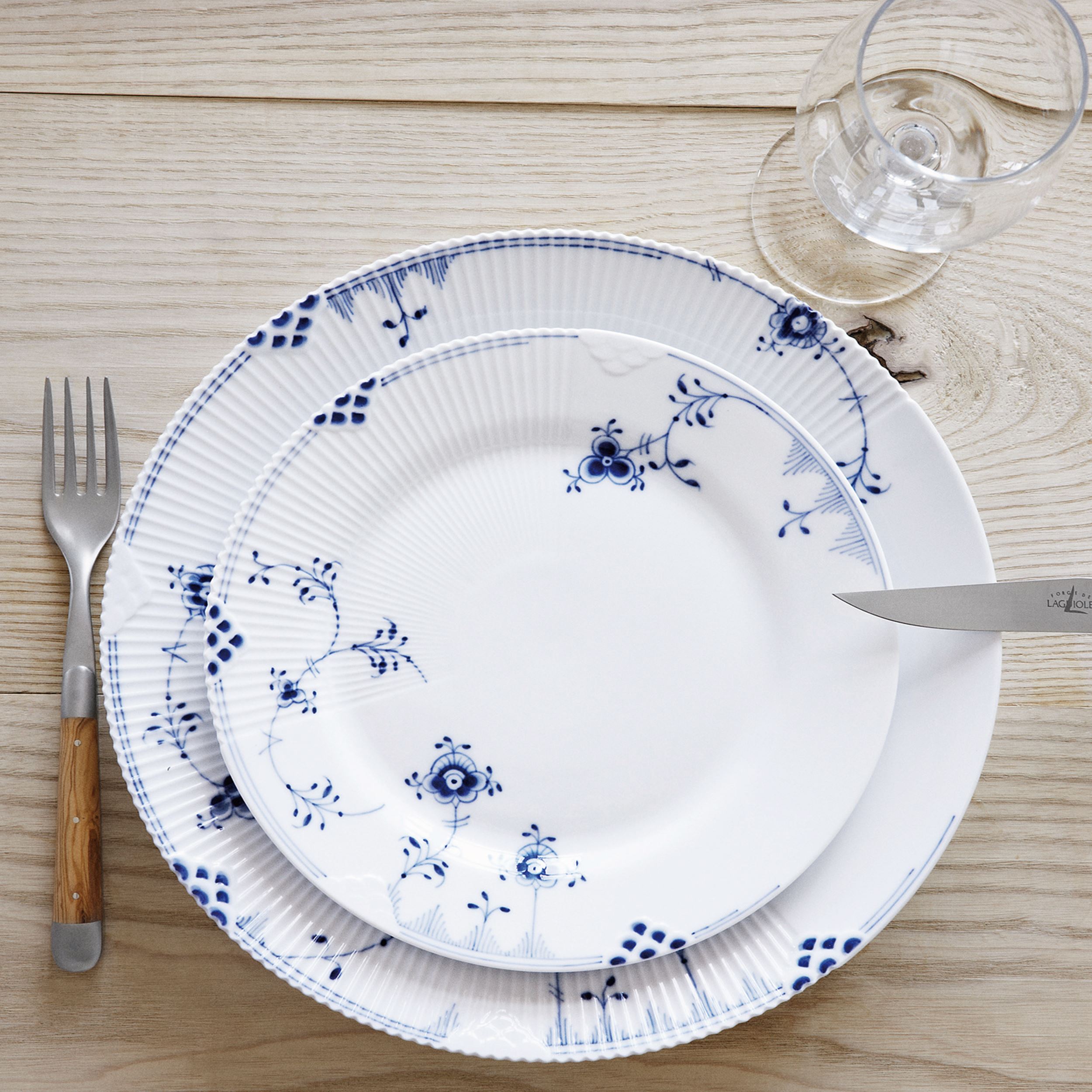 Blue Elements Plate, 22 cm | Royal Copenhagen