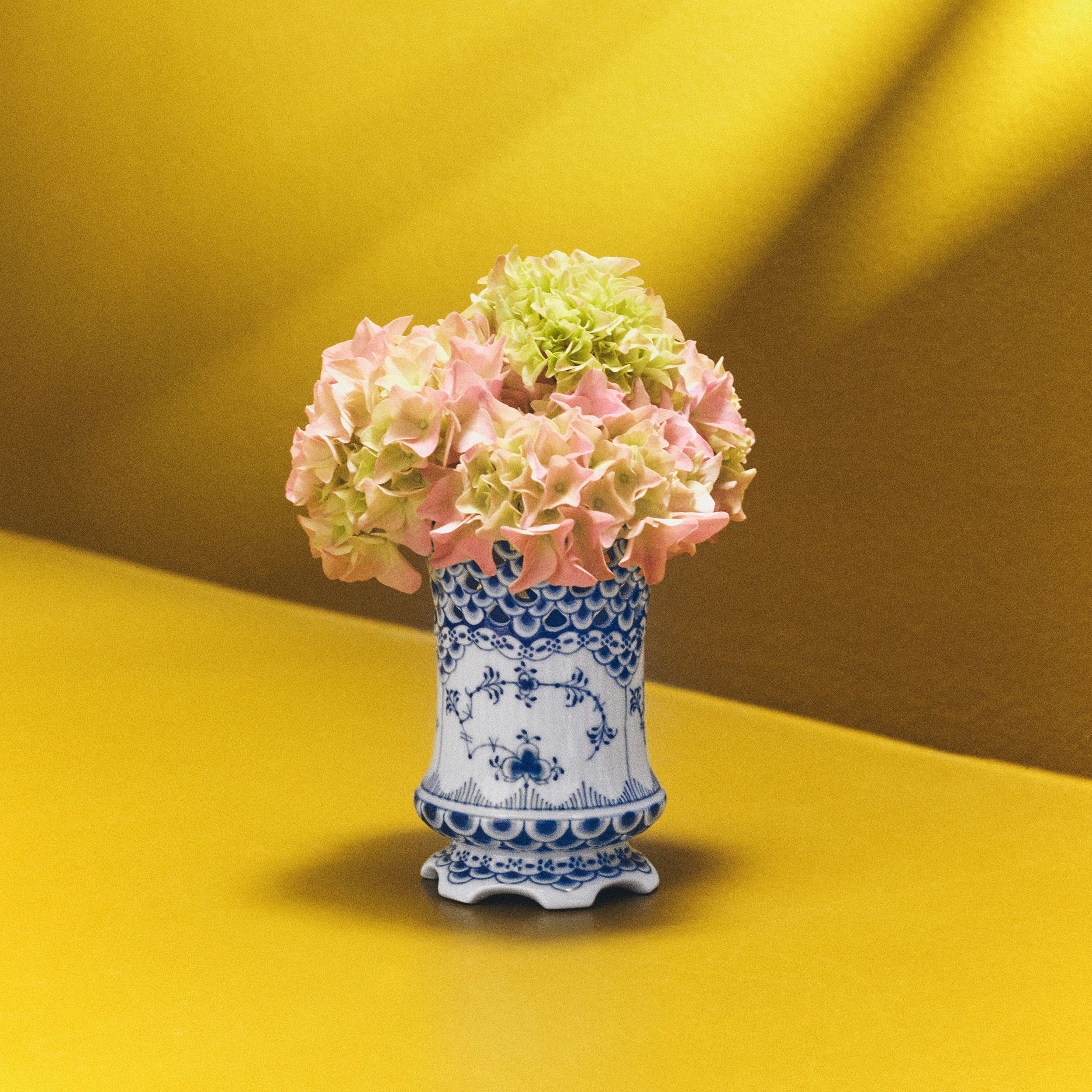 Musselmalet Helblonde vase, 11 cm | Royal Copenhagen