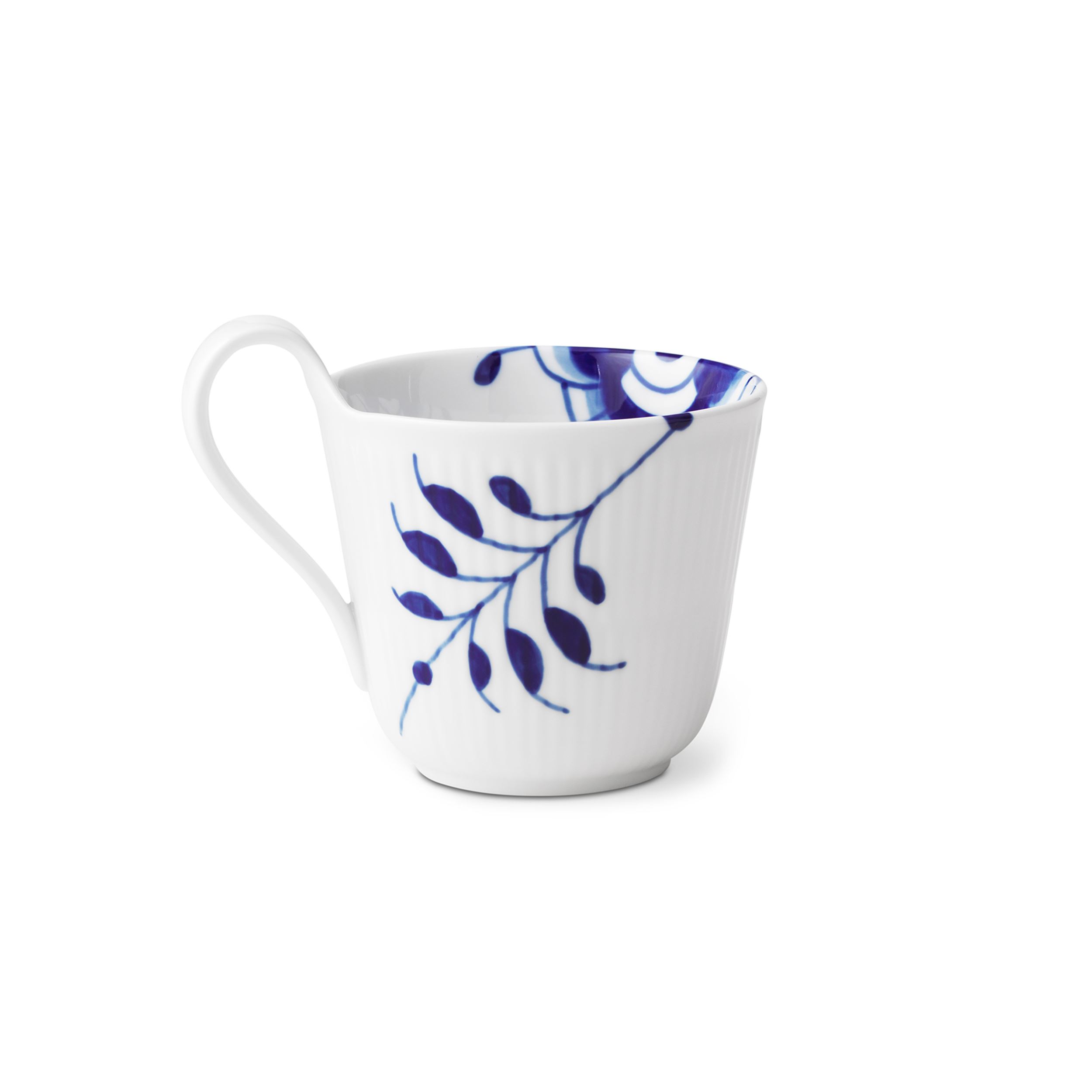 Blue Fluted Mega High Handle Cup, 33 cl | Royal Copenhagen