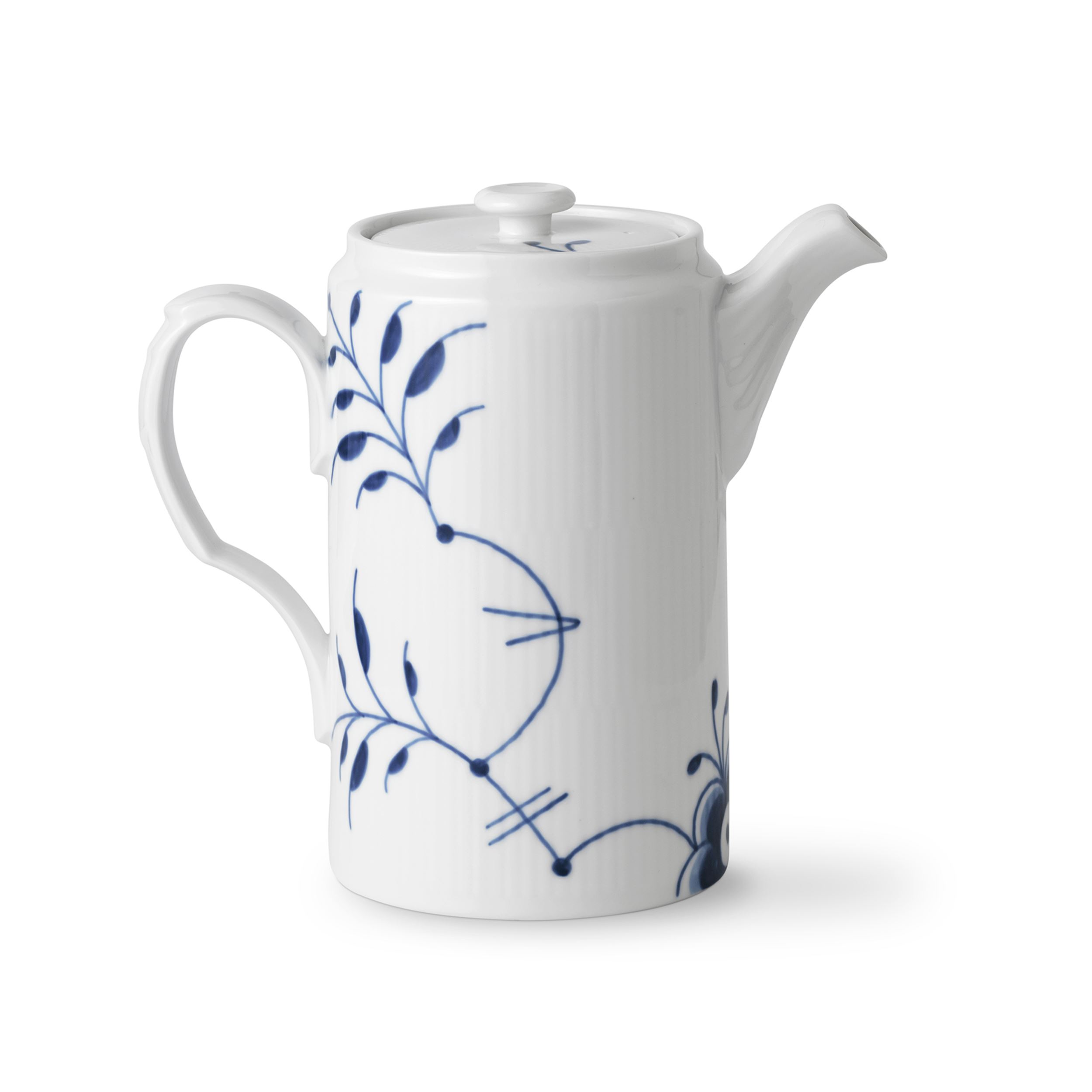 Blue Fluted Mega Jug with Lid, 1.1 l | Royal Copenhagen