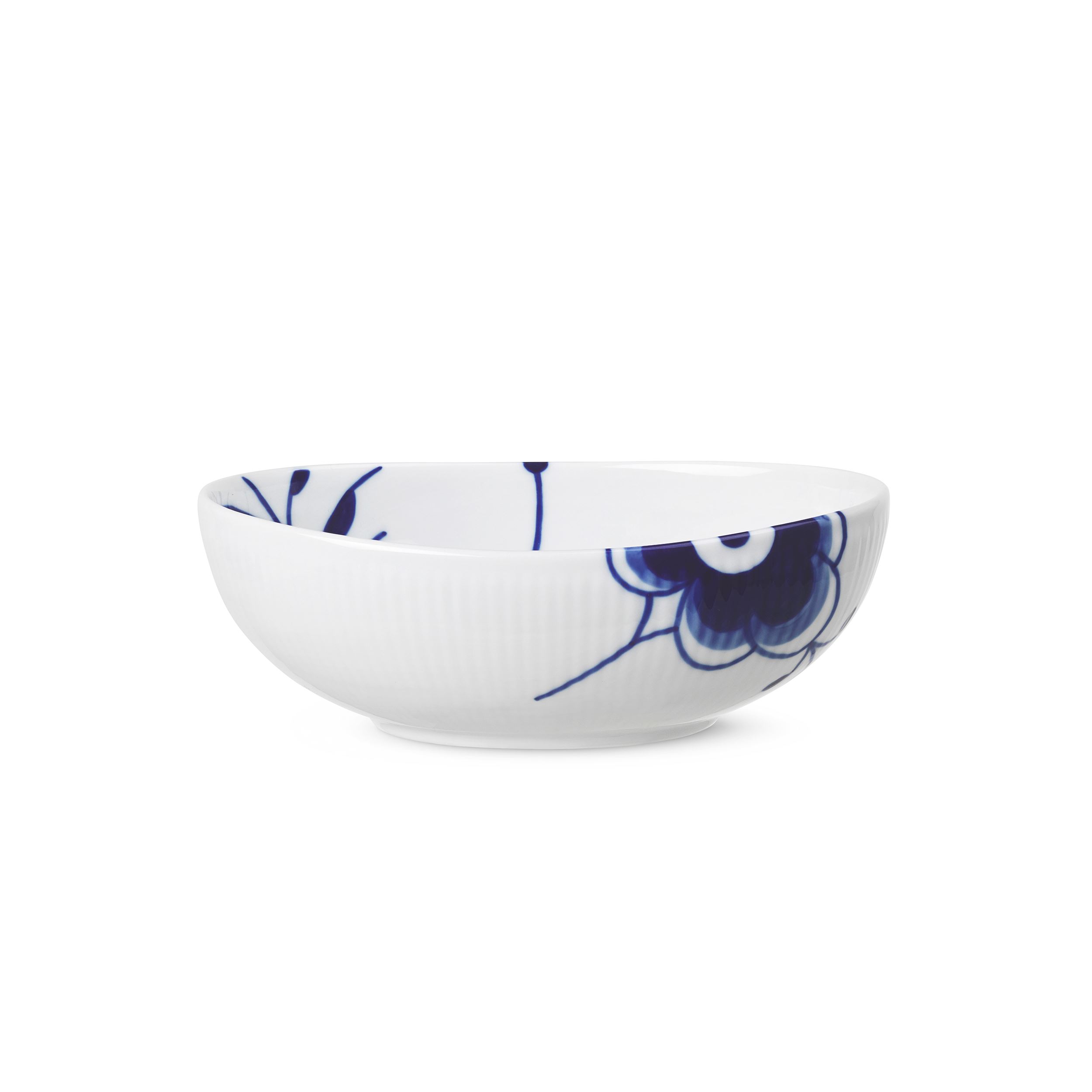 Blue Fluted Mega Oval Bowl, 37 cl | Royal Copenhagen