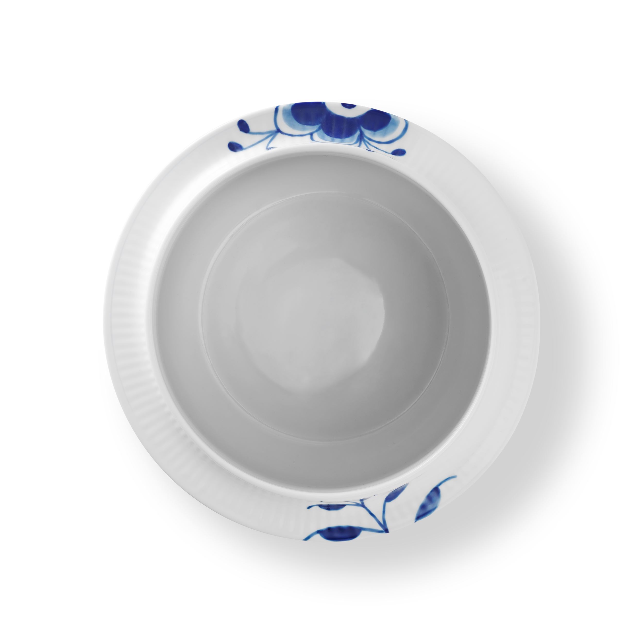 Blå Mega Riflet vinkøler, 21,5 cm | Royal Copenhagen