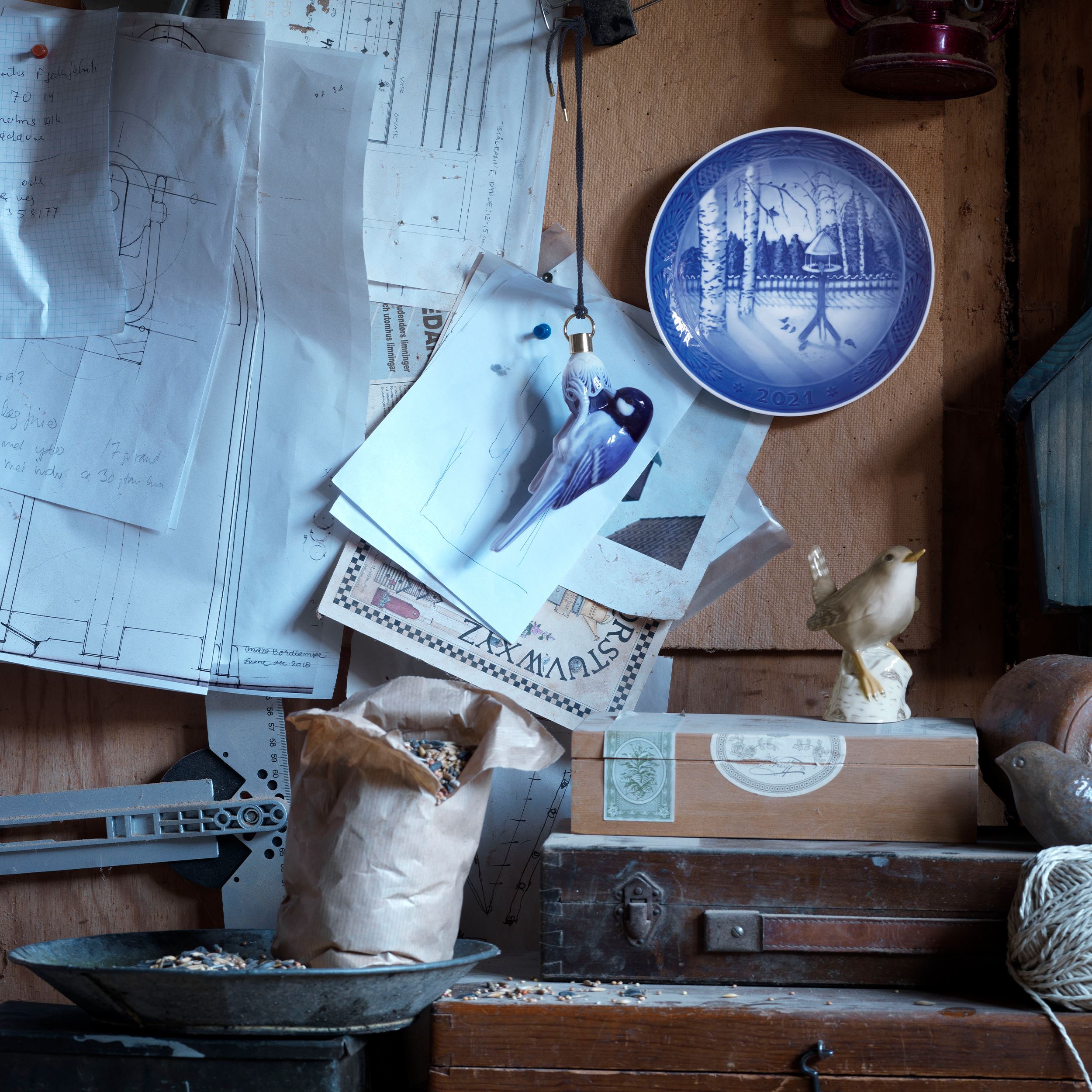 Blue Collectibles Annual Christmas Ornament 2021 - Titmouse 16 cm ...