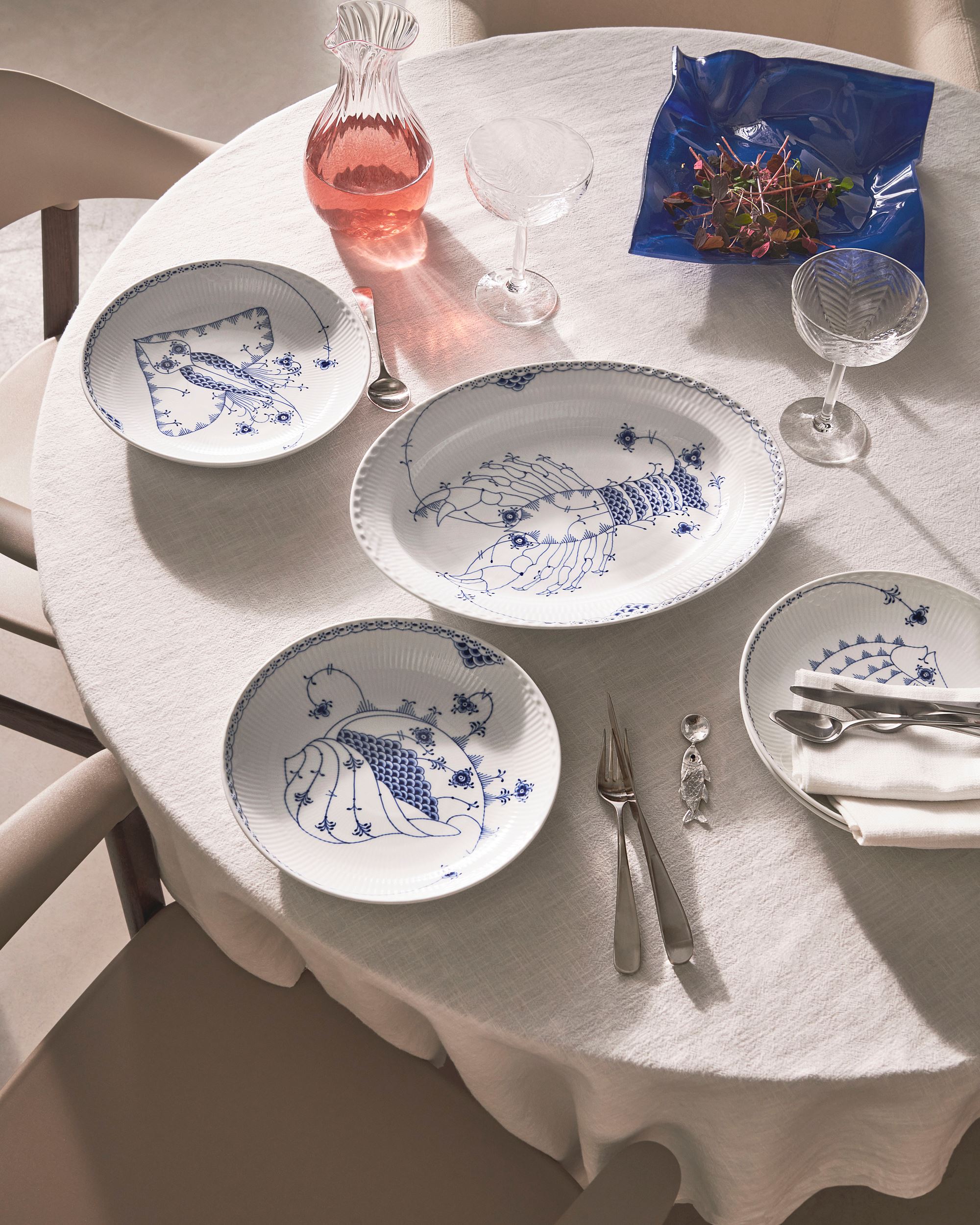 Royal Creatures Schale, Hummer, 37 cm | Royal Copenhagen