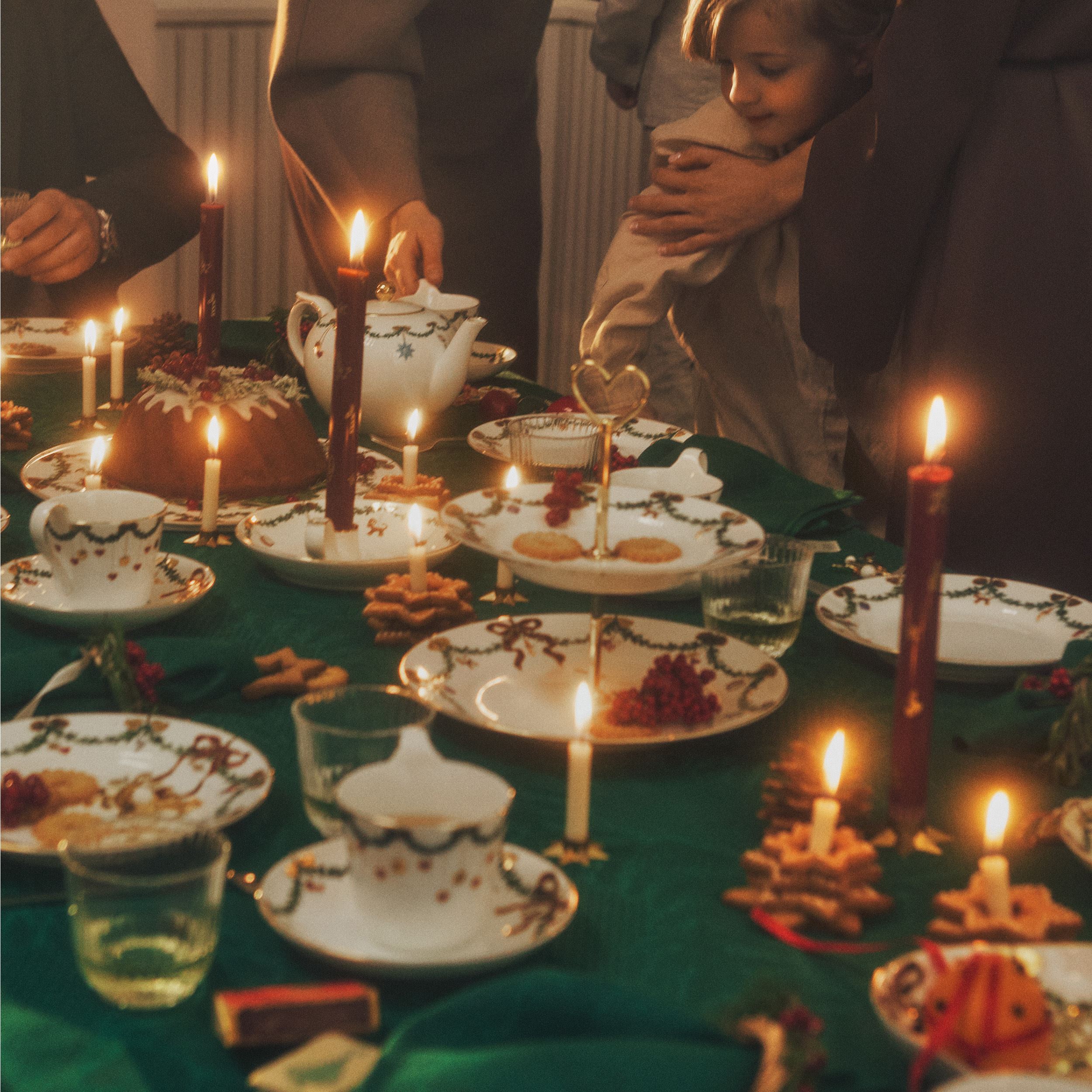 Star Fluted Christmas Etagere, 2 Lagen | Royal Copenhagen