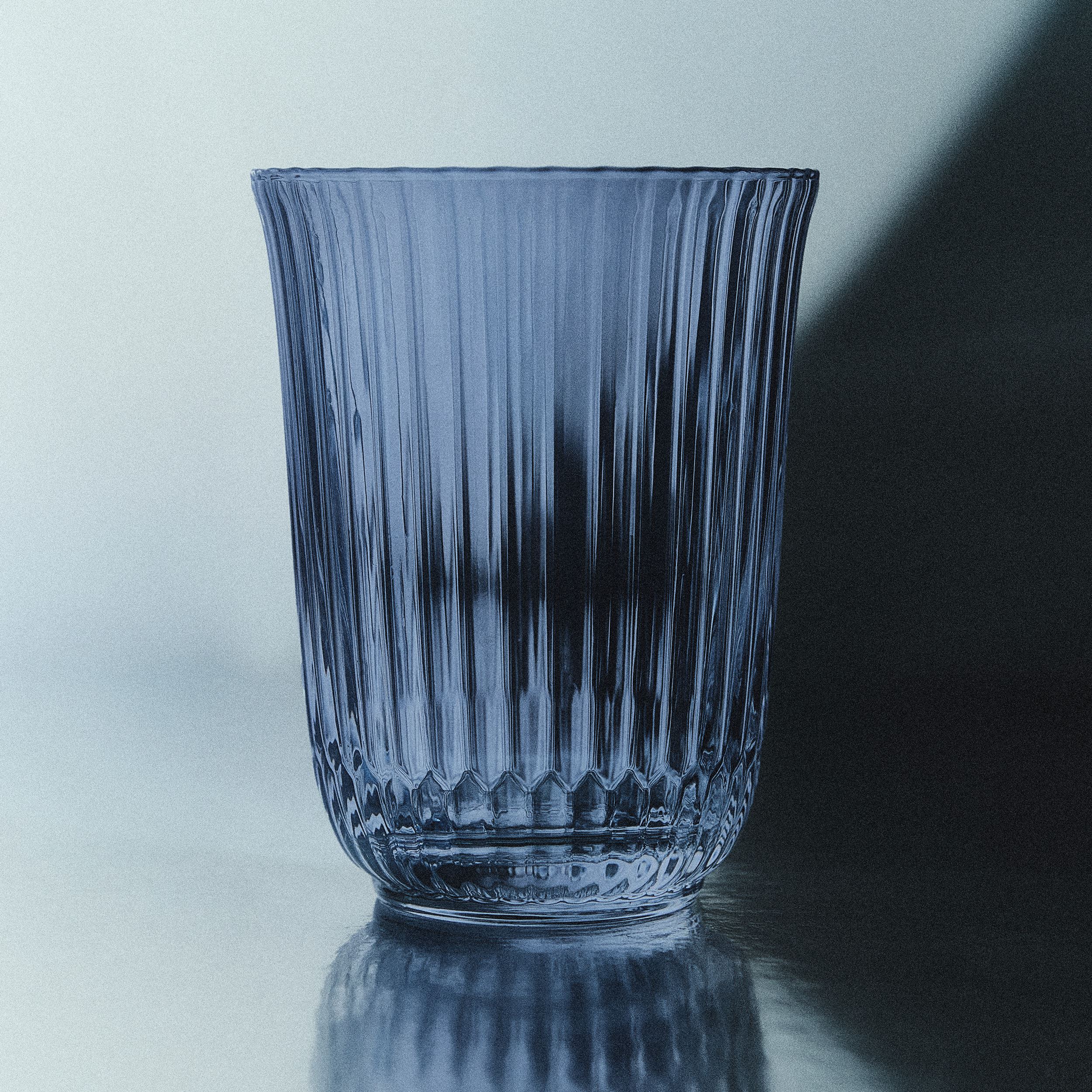 Waves highballglas, blå, 33 cl, 2 stk. | Royal Copenhagen