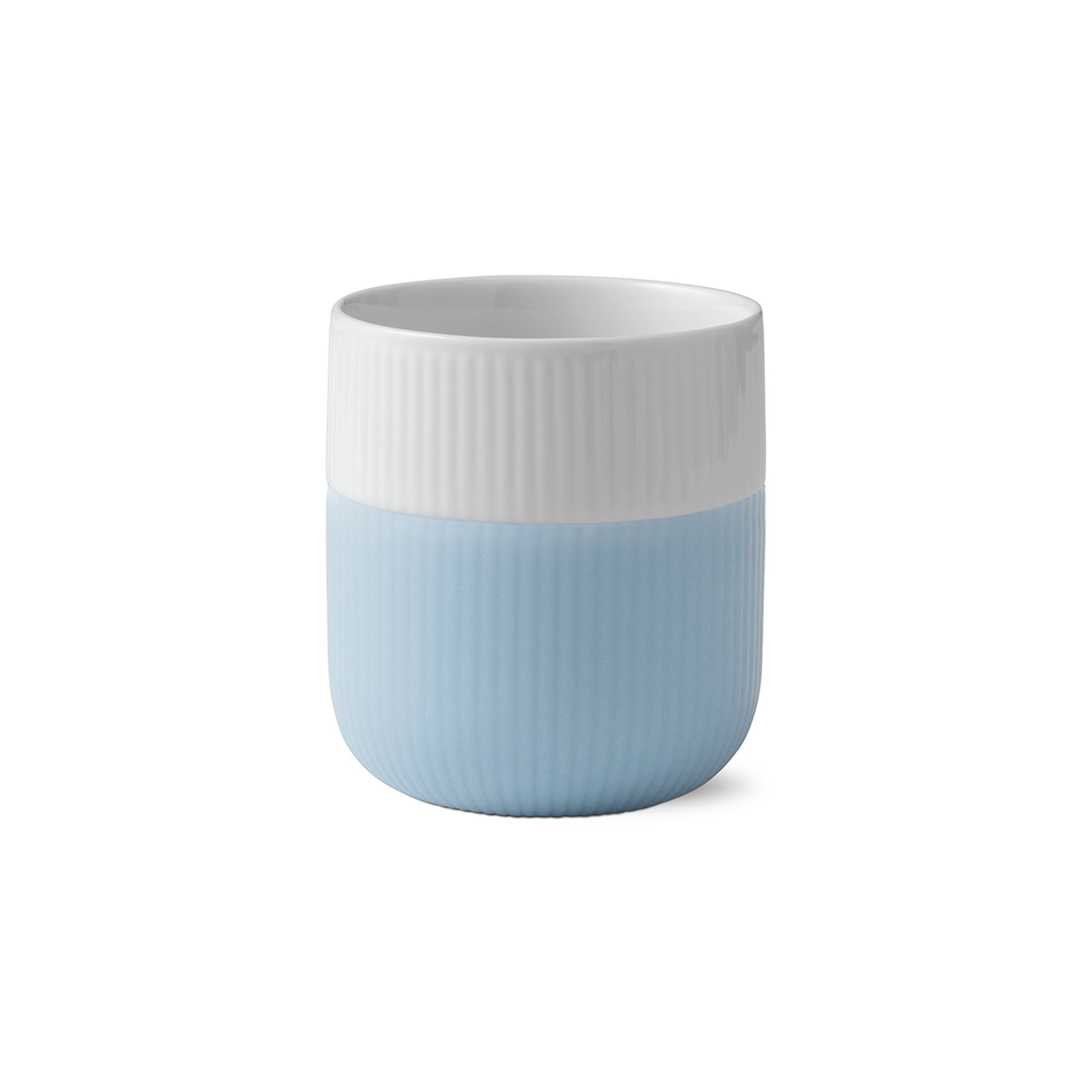 Fluted Contrast Mug, Light Blue, 35 cl | Royal Copenhagen