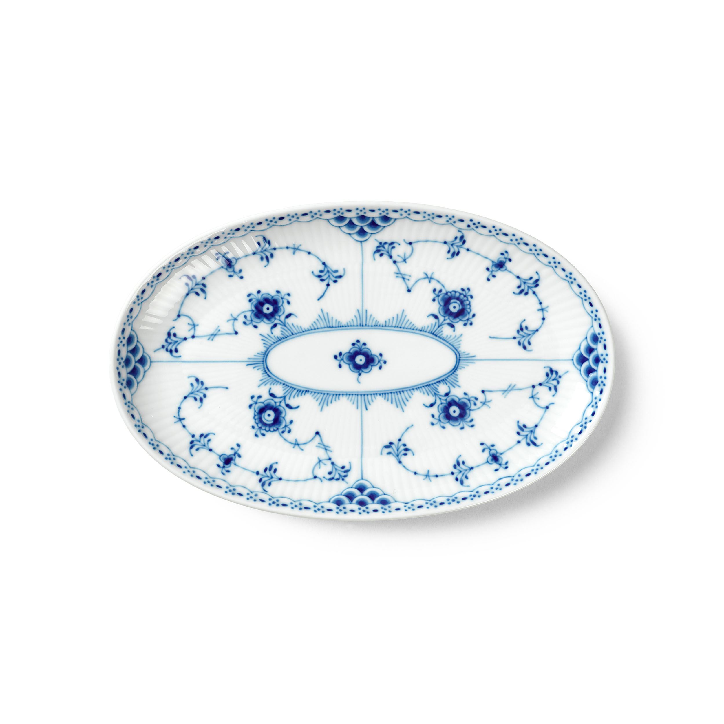 Musselmalet Halvblonde asiet, 23,5 cm | Royal Copenhagen