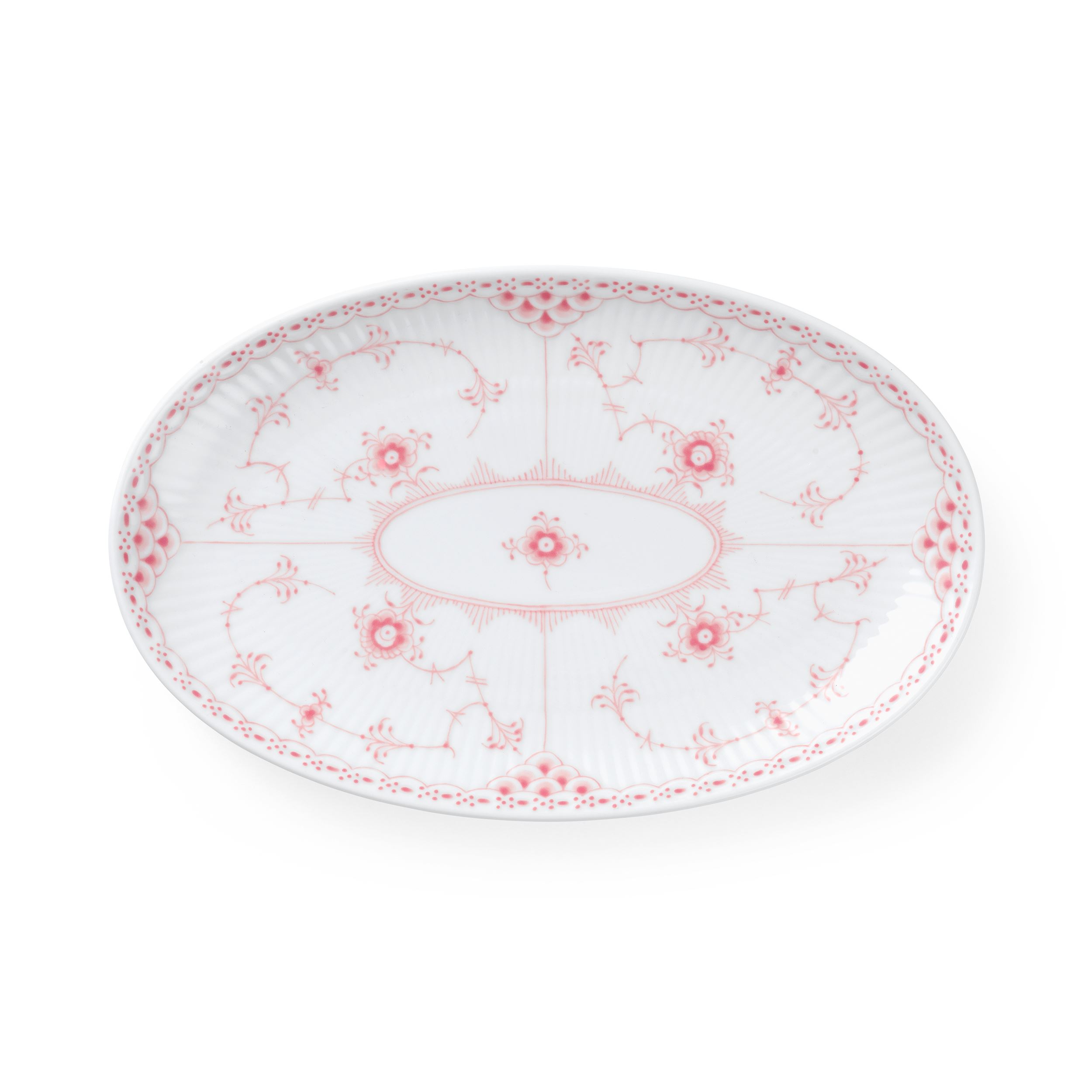 Koral Musselmalet Halvblonde asiet, 23,5 cm | Royal Copenhagen