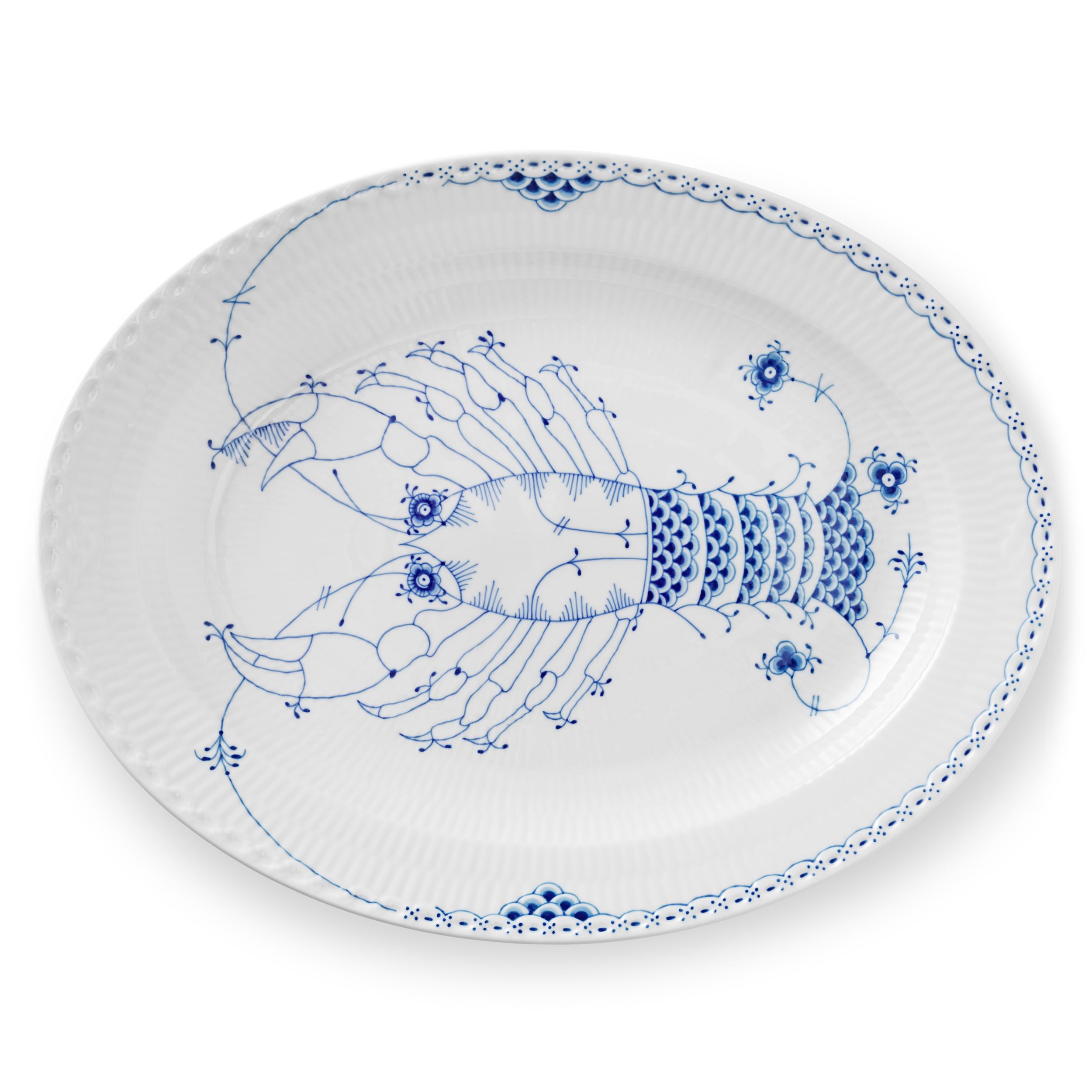 Royal Creatures Schale, Hummer, 37 cm | Royal Copenhagen