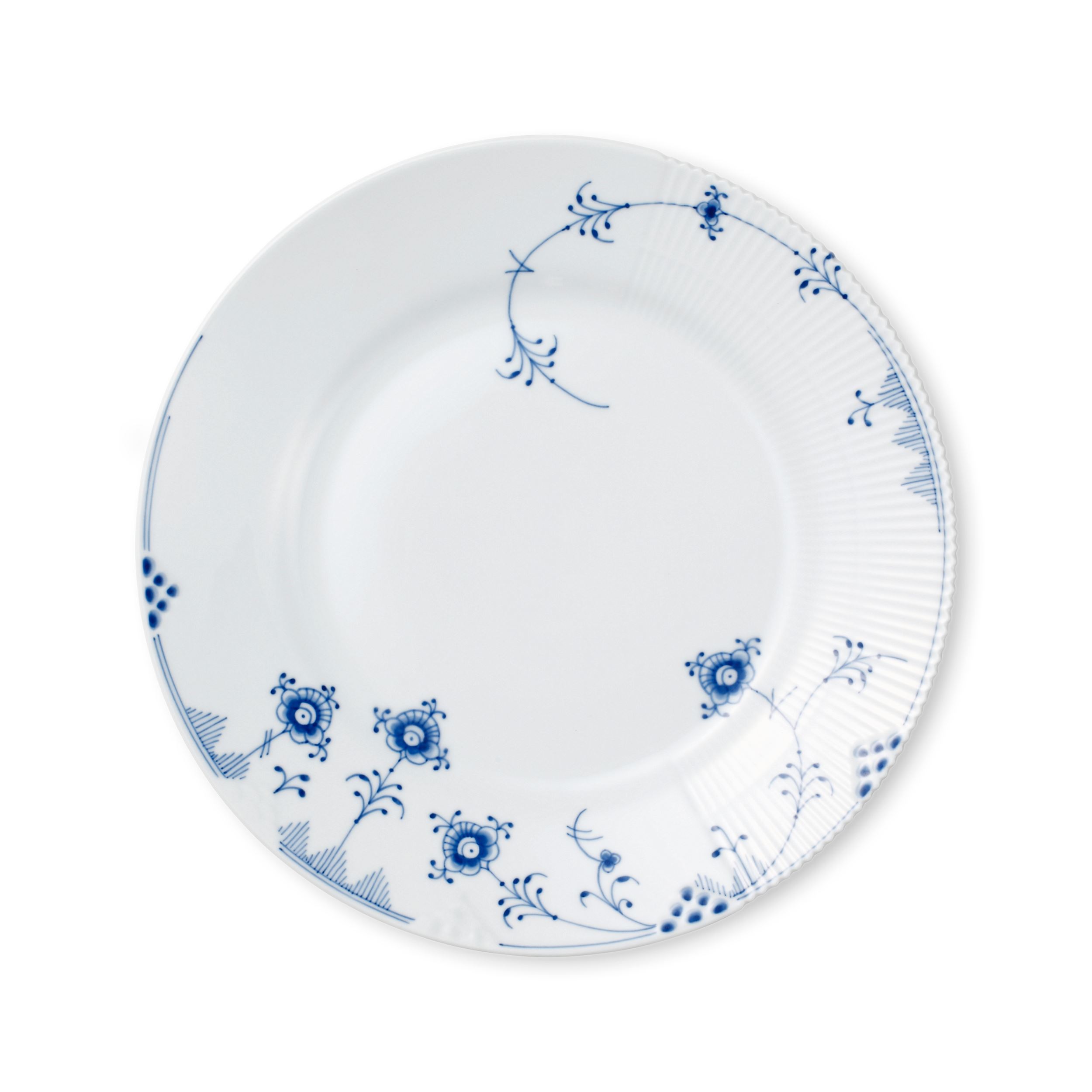 Blue Elements Plate, 25 cm | Royal Copenhagen