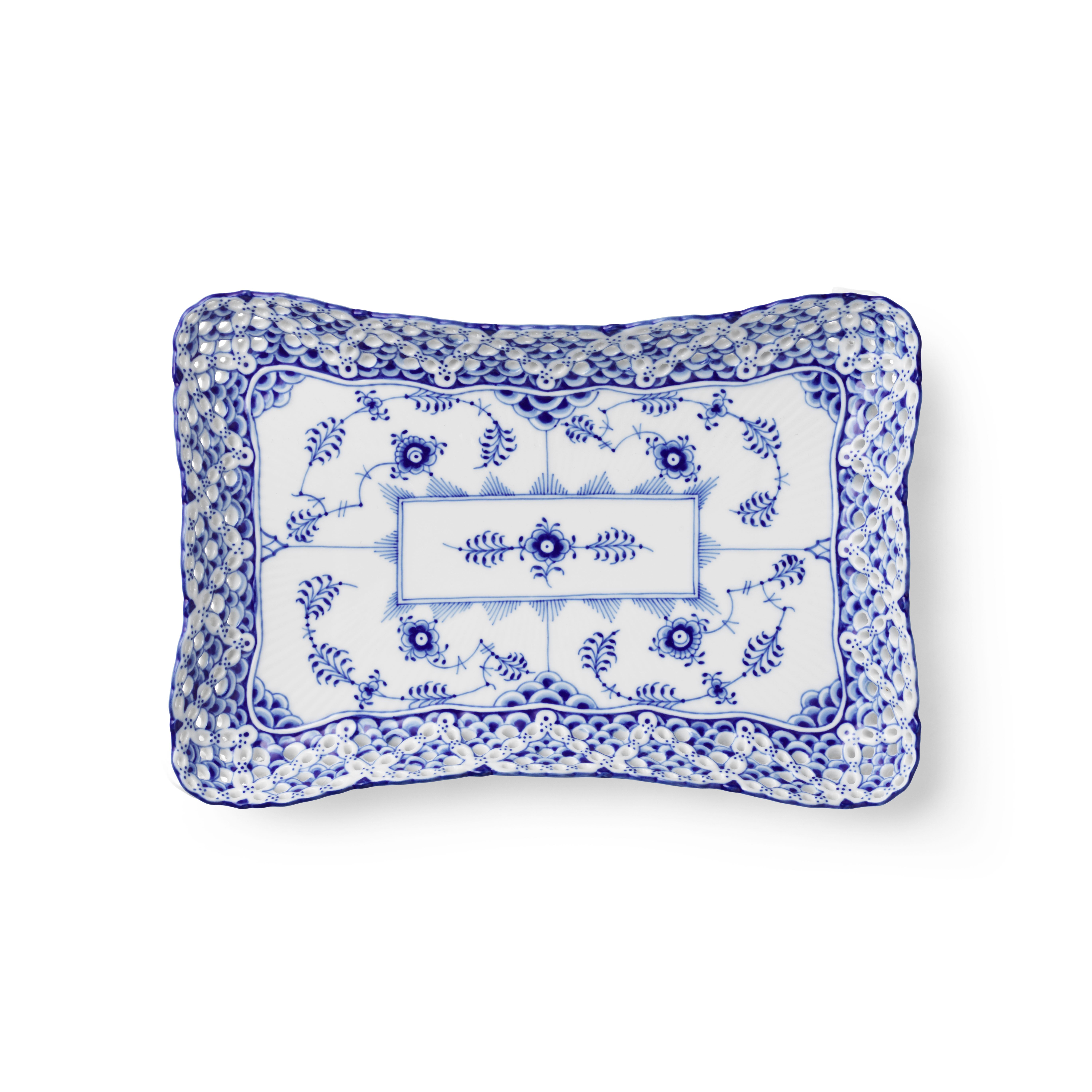 Musselmalet Helblonde firkantet fad, 23,5 cm | Royal Copenhagen