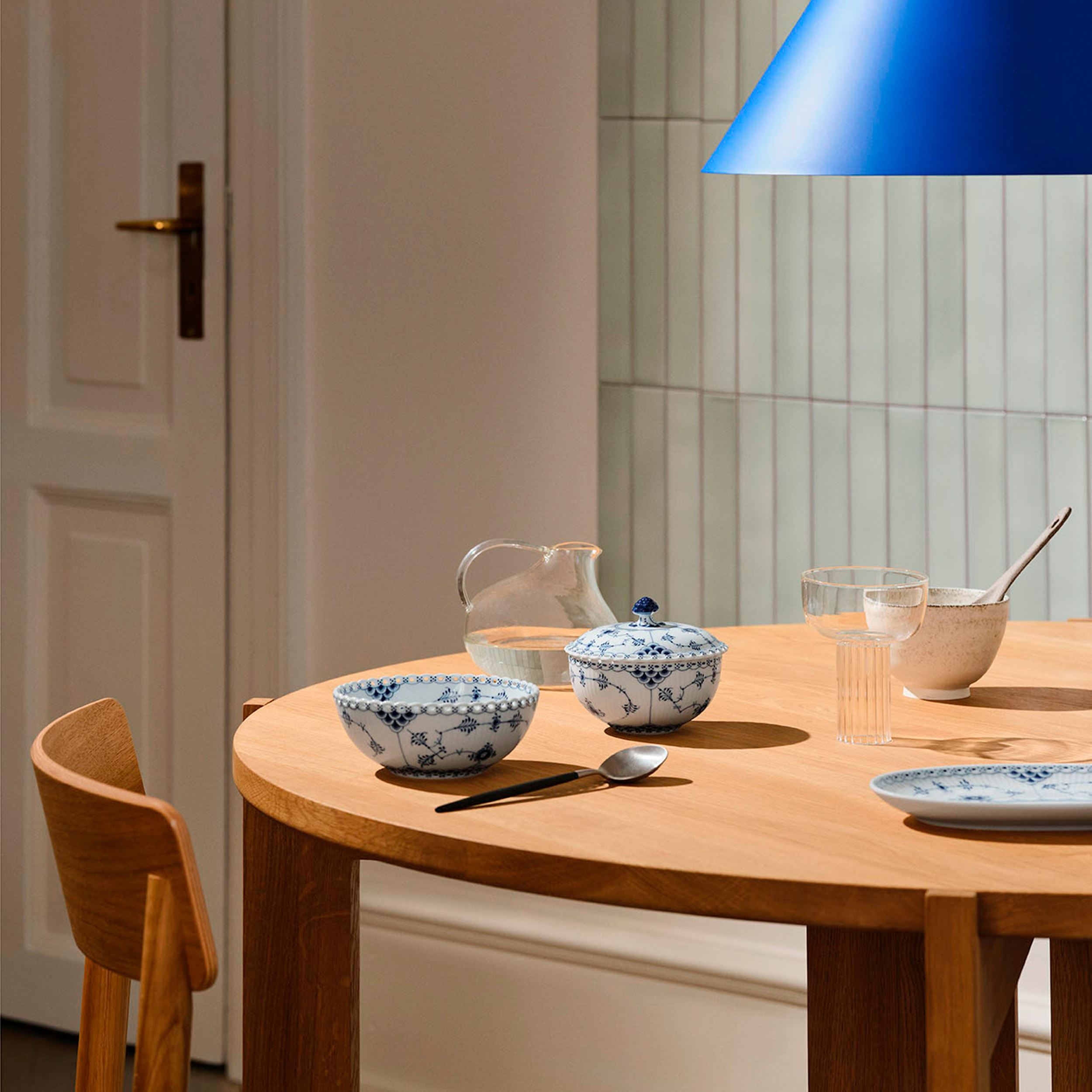 Blue Fluted Full Lace Plate, 27 cm | Royal Copenhagen