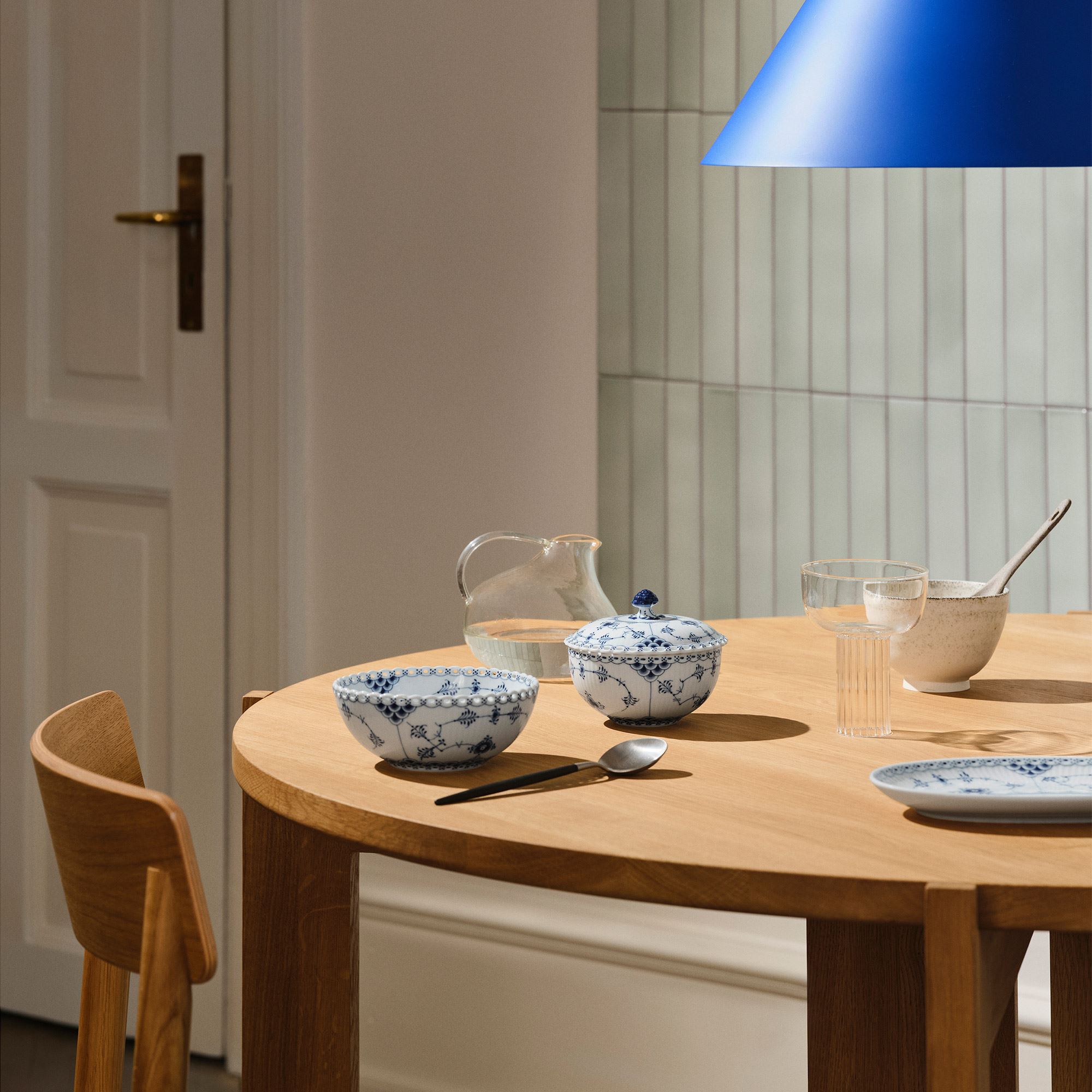 Blue Fluted Full Lace Assiette, 25 cm | Royal Copenhagen