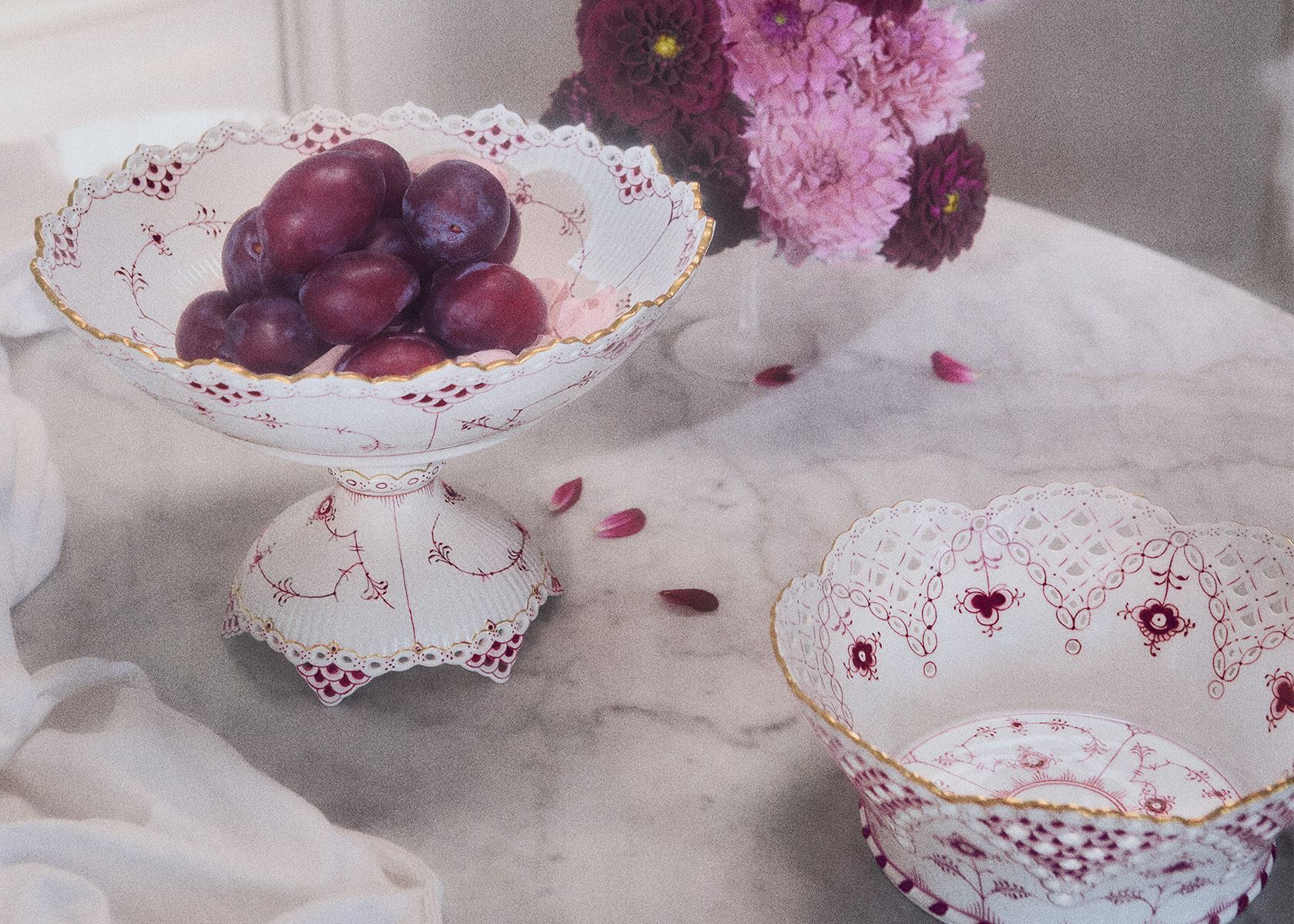 Shop Purpur Fluted Full Lace with Gold